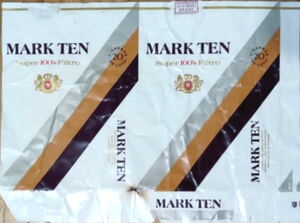 Paquete de Cigarrillos: Mark Ten (BrasilCol:BR-CT-0780