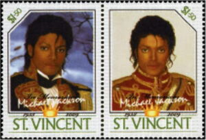 Stamp: Michael Jackson (1958-2009) (Saint Vincent and The Grenadines ...