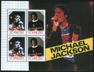 Stamp: Michael Jackson (1958-2009) (Saint Vincent and The Grenadines ...
