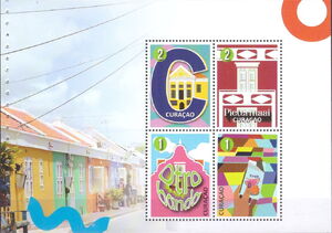 Stamp: Willemstad UNESCO World Heritage Site 25 Years (Curaçao ...
