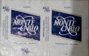 Cigarette Pack: Monte Carlo (United States of AmericaCol:US-CT-0716