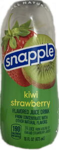 Drink Label: Snapple Kiwi Strawberry (Snapple Beverage Corp., United ...