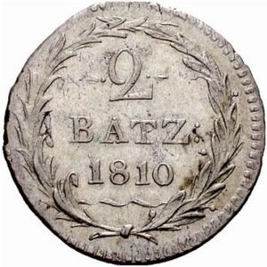 Coin: 2 Batzen (Swiss Cantons) (Schwyz) WCC:km57 (schwyz)