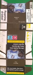 Cigarette Pack: Marlboro One (DenmarkCol:DK-CT-0076