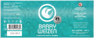 Drink Label: Barrry Weizen (Stanislaus Brewskovitch, NetherlandsCol:NL ...