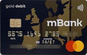 Cartões de bancos: MasterCard Gold Debit - mBank (BRE Bank SA/MultiBank ...