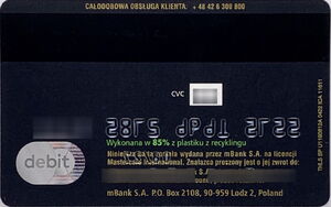 Cartões de bancos: MasterCard Gold Debit - mBank (BRE Bank SA/MultiBank ...