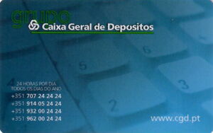 Bank Card: CGD Code Card (Caixa Geral de Depositos, PortugalCol:PT-GM-0113