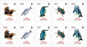 Stamp: Endangered Species of Denmark (Denmark(Endangered Species of ...