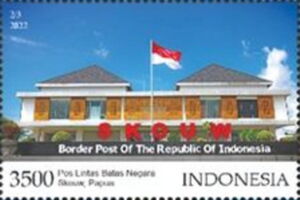 Stamp: Border Post, Skouw, Papua (Indonesia(Indonesian Border Posts ...