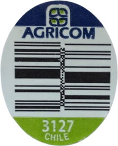 Fruit Sticker: Agricom (ChileCol:CL-FR-00256