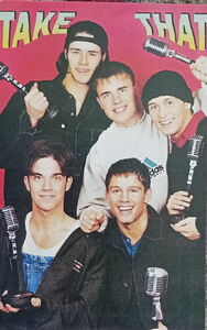 Pocket Calendar: Take That (Ukraine(Music) Col:UA-1995-Music-001.05