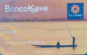 Bank Card: Banco Keve (Banco Keve, AngolaCol:AO-GM-0011