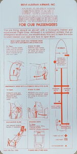 Safety Card: L.188 Electra - N1968R (Reeve Aleutian Airways, United ...
