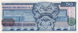 Banknote: 50 Pesos (Mexico(1969-1978 Issue) Wor:P-65b.EK
