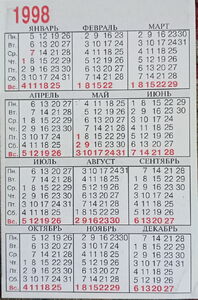 Pocket Calendar: The series "Santa Barbara" (Ukraine(Movies) Col:UA ...