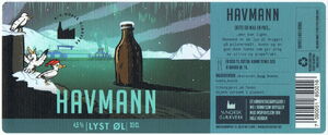 Drink Label: Havmann (A/S Norsk Gjærverk, NorwayCol:NO-BEER-000789