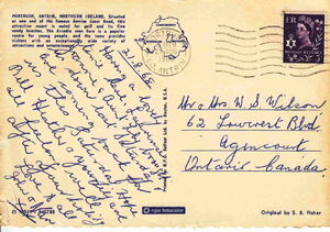 Postcard: Arcadia Cafe, Portrush (United Kingdom of Great Britain ...