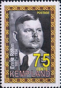 Stamp: Famous Gays, Ernst Rohm (New Zealand: Cinderella Stamps(Kemp Land) Col:NZ KL2018-03/2