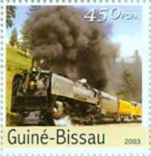 Stamp: Locomotives (Guinea-Bissau(Trains) Mi:GW 2644