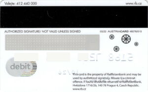 Bank Card: Raiffeisen BANK - Maria Makeeva (Raiffeisen Bank, Czech ...