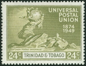 Stamp: Universal Postal Union (UPU) Monument, Berne (Trinidad and ...