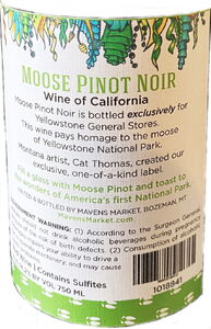 Drink Label: Yellowstone Moose Pinot Noir (Mavens Market, United States ...