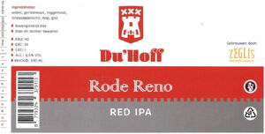 Drink Label: Du`Hoff Rode Reno (Brouwerij Zeglis, NetherlandsCol:NL ...