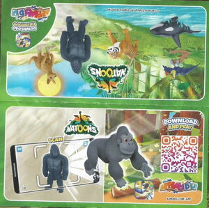 Meal Toy: Gorilla (Kinder Surprise, Europe(Maxi - Natoons - Beloved ...