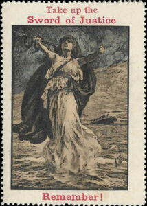 Stamp: Take up the sword of Justice. Remember (France: Cinderella ...