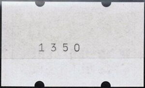 Stamp: Post horn, DBP normal (Germany, Federal Republic(ATM Labels) Mi ...