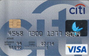 Tarjeta de Banco: Citibank – Logo (Citibank, BélgicaCol:BE-VI-0003.04