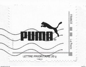 Stamp: Puma (France: Personalized stamps(Collectors : Montimbramoi ...