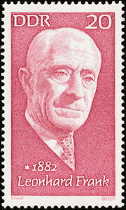Stamp: Leonhard Frank (1882-1961) (Germany, Democratic Republic (DDR ...