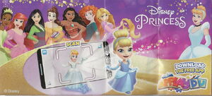 Meal Toy: Cinderella (Kinder Surprise, Europe(Kinder - Disney Princess ...