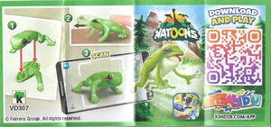 Meal Toy: Frog (Kinder Surprise, Europe(Kinder - Natoons - Sustainable ...