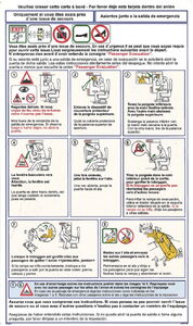 Safety Card: B753 Boeing 757-300 (Condor, Germany, Federal RepublicCol ...