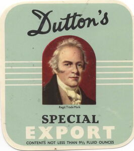 Drink Label: Special Export (Dutton's Brewery, United Kingdom of Great ...