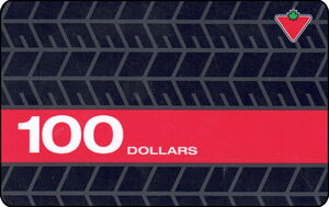 Gift Card: Tread Pattern (Canadian Tire, Canada(Canadian Tire) Col:CA-Tire-006-100-1205 💳