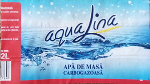 Drink Label: Aqualina - Apă De Masă Carbogazoasă (S.C. Best S.R.L ...