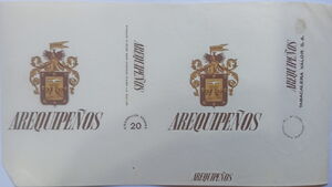 Cigarette Pack: Arequipeños (PeruCol:PE-CT-0055