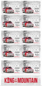 Stamp: Brock and 1984 Holden VK Commodore (Australia(Peter Brock, Motor ...