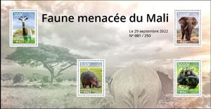 Stamp: Endangered Species of Mali (Mali(Endangered Species of Mali ...