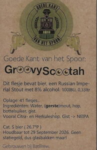 Drink Label: Groovy Scootah (Goede Kant van het Spoor, NetherlandsCol ...