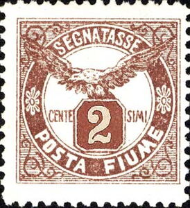 Stamp: Segnatasse Eagle (Fiume(Postage Due: Eagle) Mi:IT-FI P13,Sn:IT ...