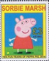 Stamp: 10th Anniversary of Peppa Pig (Scotland, Sorbie Marsh ...