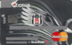 Bank Card: Denizbank Trink (Denizbank, Türkiye (Turkey)Col:TR-MC-0522