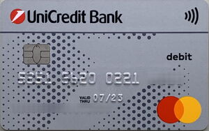 Bank Card: UniCredit Bank debit (UniCredit Bank, SlovakiaCol:SK-MC-0069.04