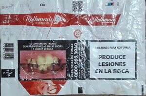 Cigarette Pack: Rothmans Red 2022 (Argentina(Rothmans Red 2022) Col:AR ...