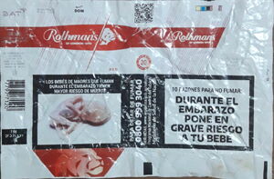 Cigarette Pack: Rothmans Red 2022 (Argentina(Rothmans Red 2022) Col:AR ...